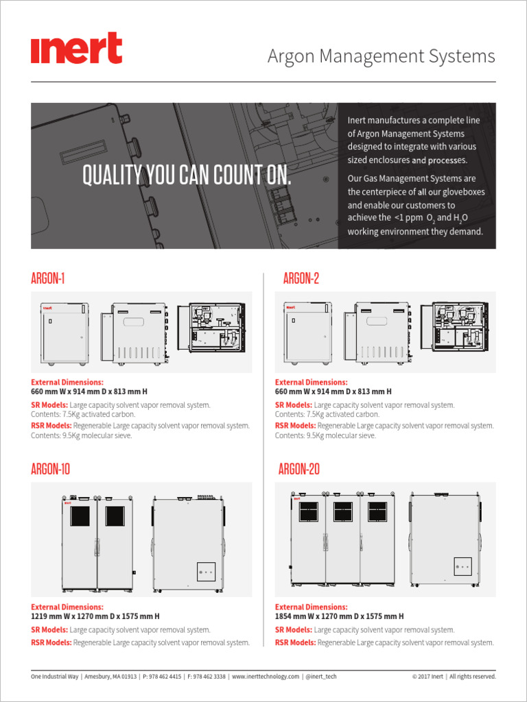 Inert Argon DataSheet 1 | PDF | Process Engineering | Materials