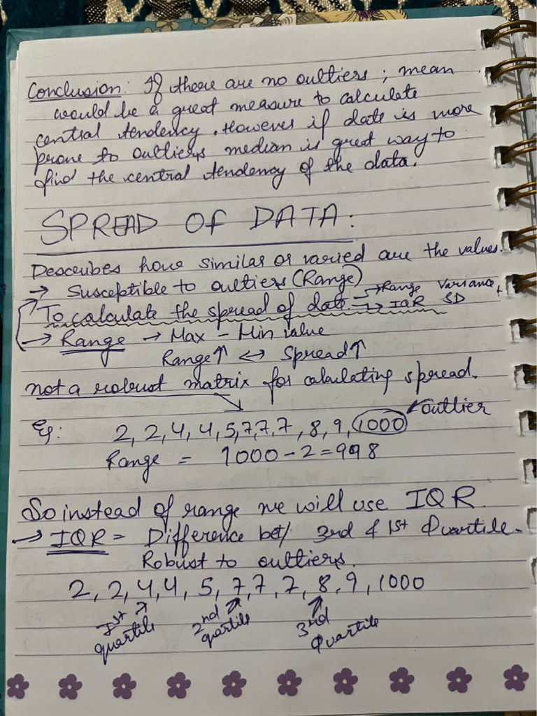 Spread of Data | PDF