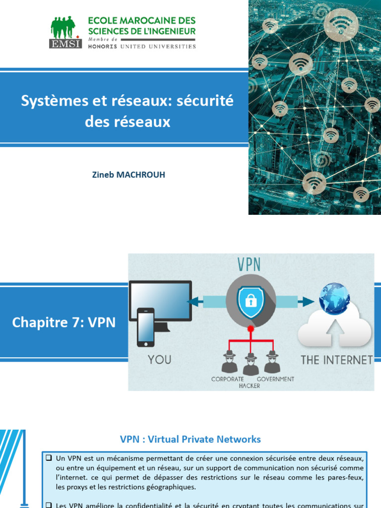 Chapitres 7 | PDF | Public-key cryptography | Réseau privé virtuel