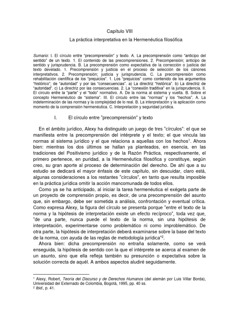 Cap VIII de La Obra Del Dr. Rabbi Baldi | PDF | Hermenéutica | Caso de ley