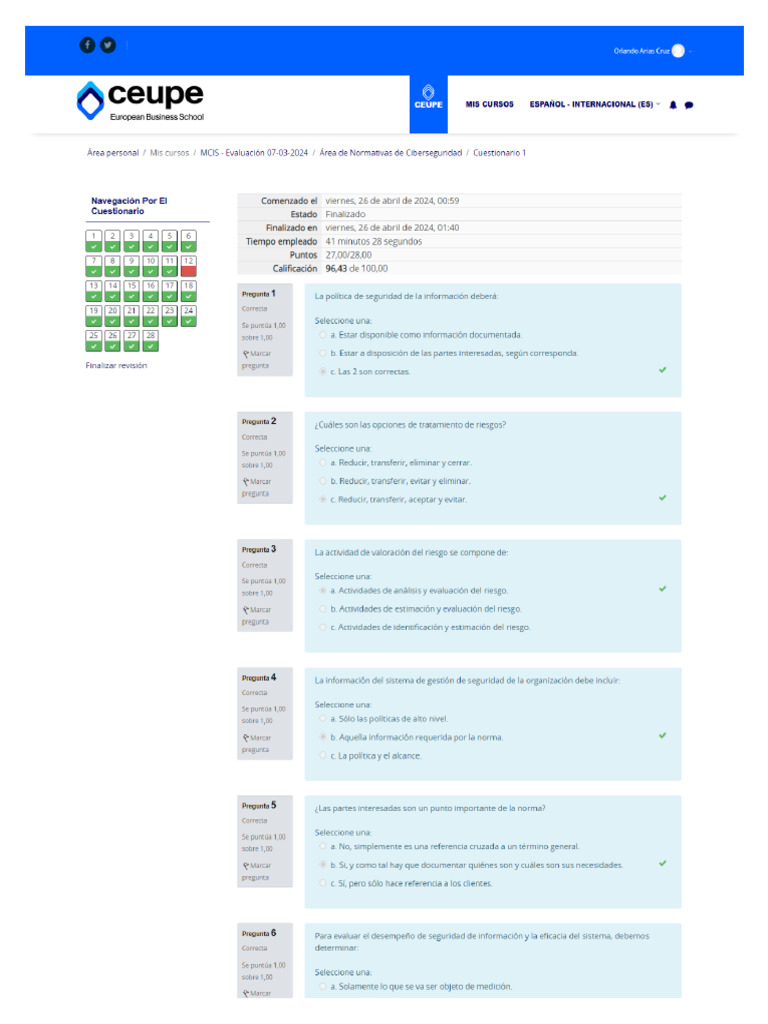 Cuestionario 1 | PDF