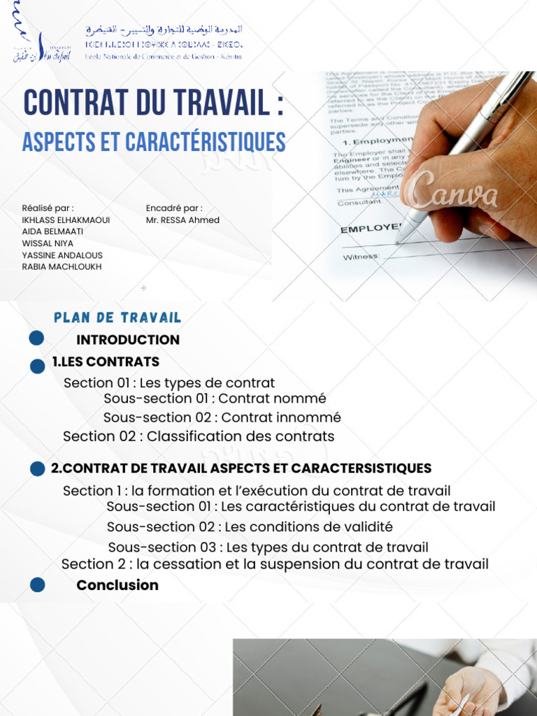 Contrat de Travail Au Maroc | PDF | Médiation | Arbitrage