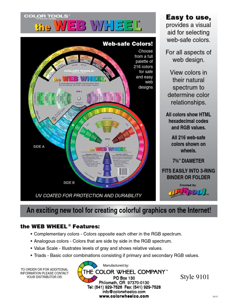 Web-Wheel_sell-sheet | Download Free PDF | Rgb Color Model | Color