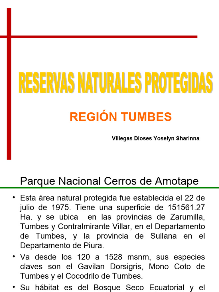 Reservas de Tumbes | PDF | Mangle | Ciencias de la Tierra