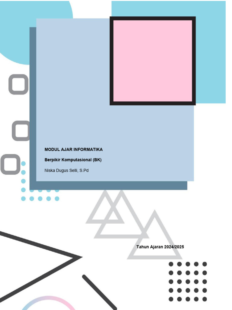 Modul Ajar Informatika Ta 2024-2025 | PDF