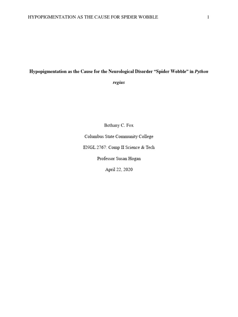 Python Wobble: Genetic Insights | PDF | Dominance (Genetics) | Zygosity