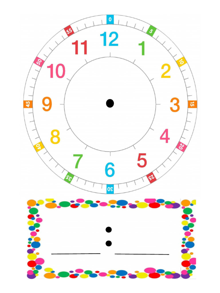 Reloj para Imprimir | PDF