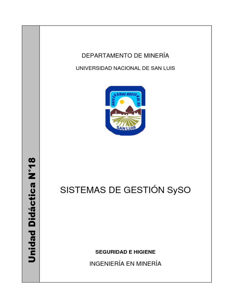 UD18 - IM - Sistema de Gestión SySO - V01 | PDF | Crecimiento personal ...