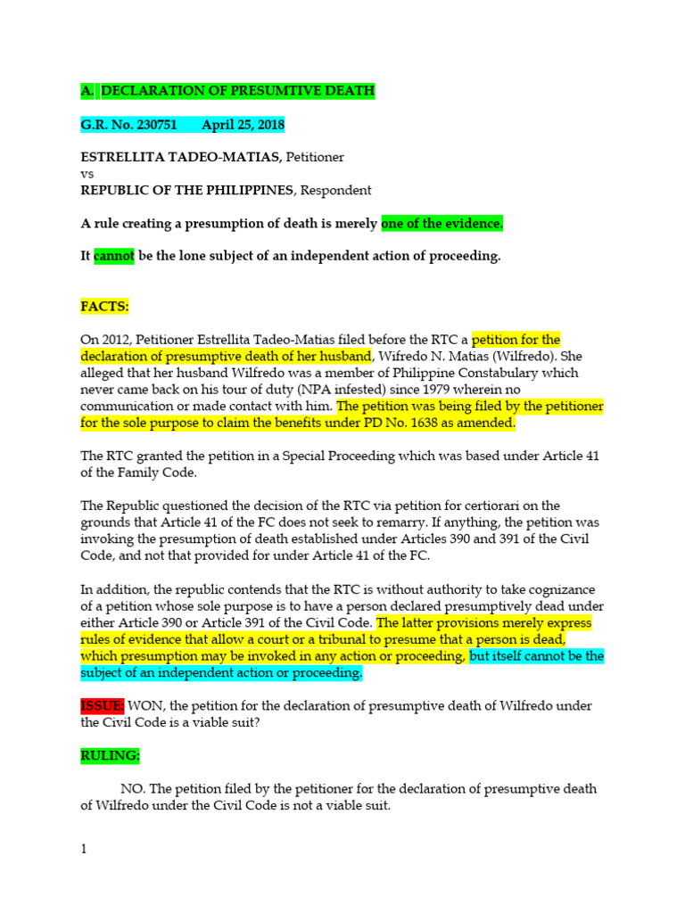 Spec Pro 1 | PDF | Probate | Intestacy