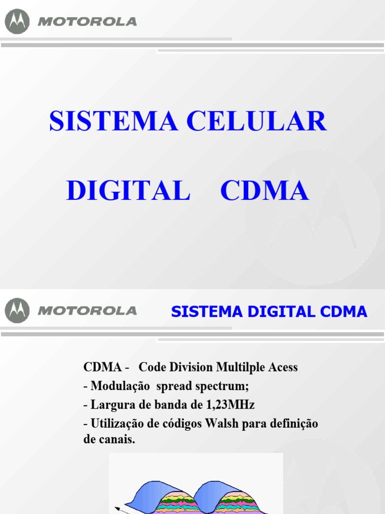 04 - Sistema Celular CDMA | PDF | Engenharia de Transmissão | Tecnologia de rádio