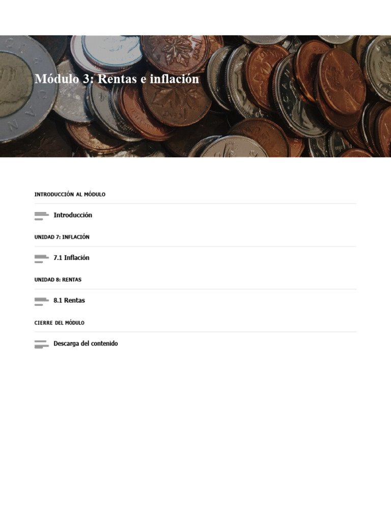 Contenido MODULO 3 (2) | PDF | Inflación | Interés
