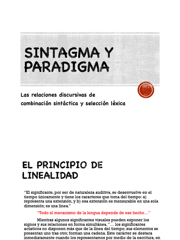 sintagma_y_paradigma | PDF | Adverbio | Asunto (gramática)