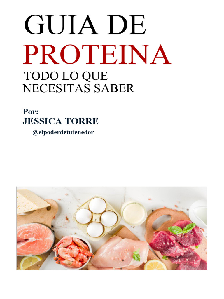 Guia De Proteina Pdf Carne Cocina