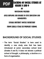 National Subject Policy Guide For Social Studies 4 7 2021 | PDF ...