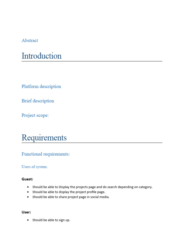 Report Template | PDF | Use Case | User (Computing)