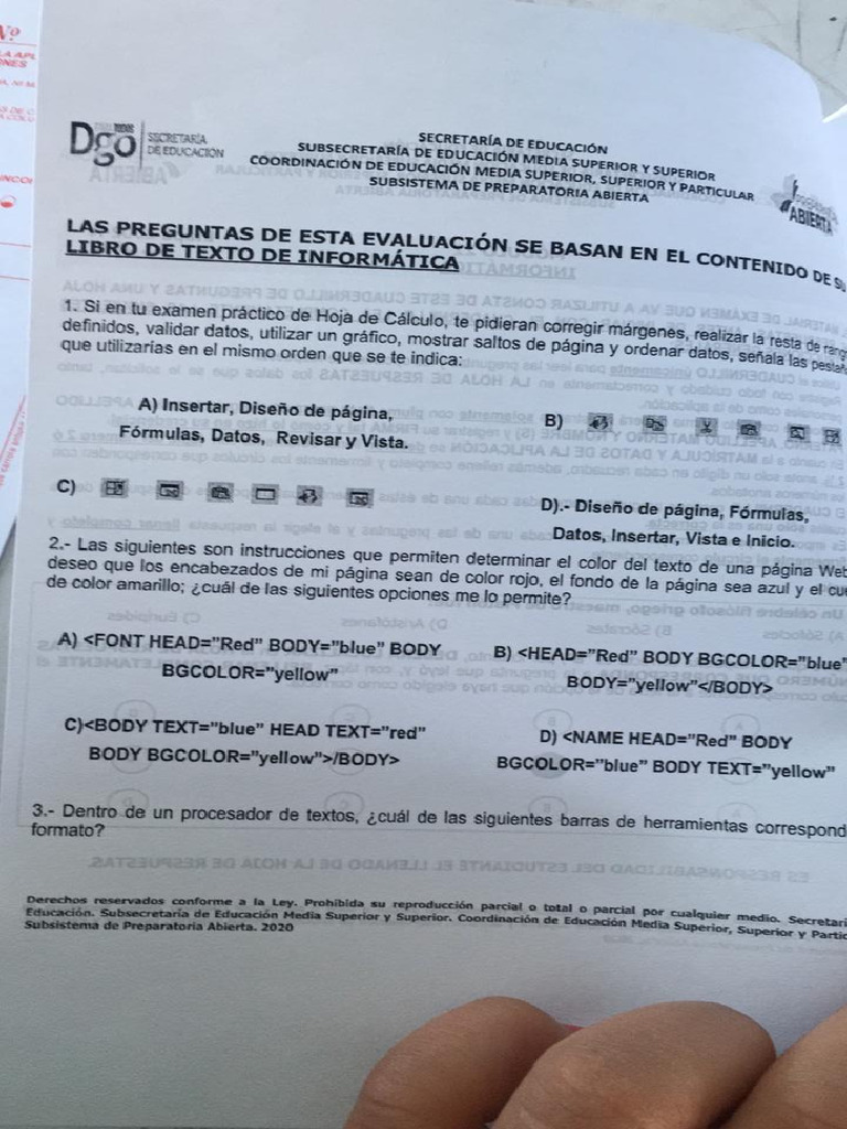 M22 Ex Dgo 2020asd1 | PDF