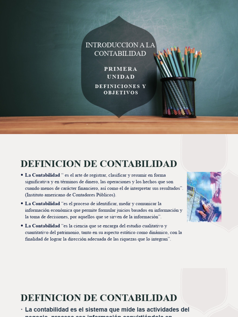 Tema 2 Definicion y Objetivos de La Contabilidad | Descargar gratis PDF | Contabilidad | Estado ...