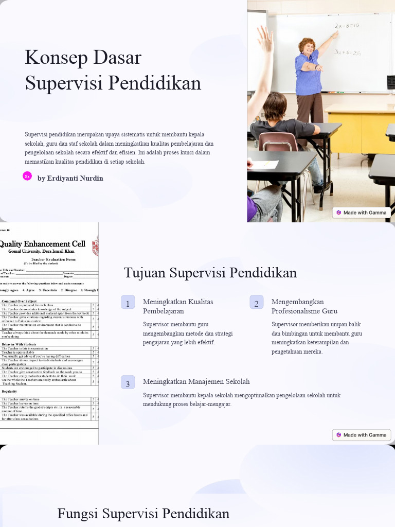 Konsep Dasar Supervisi Pendidikan | PDF | Karier & Perkembangan