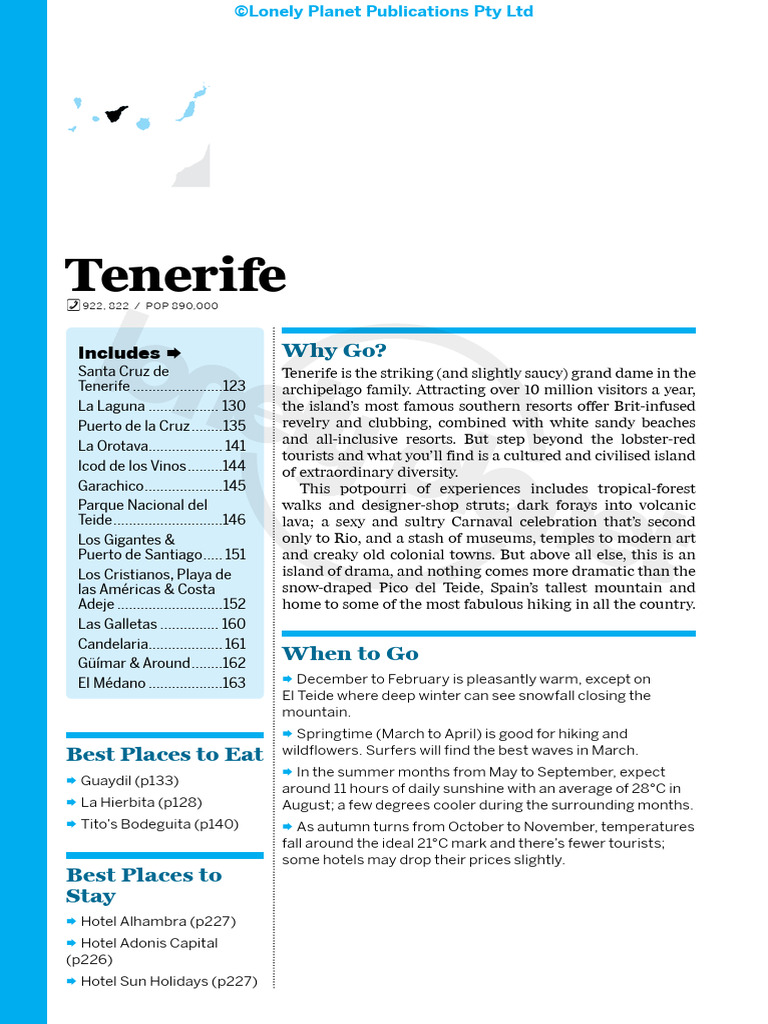 canary islands-6-tenerife-preview | PDF | Canary Islands