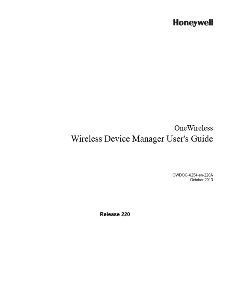 Onewireless - Wireless Device Manager User Guide | PDF | Computer Network | Ip Address