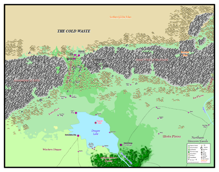 Athas Alternative Map Overview | PDF | Landscape | Earth Sciences