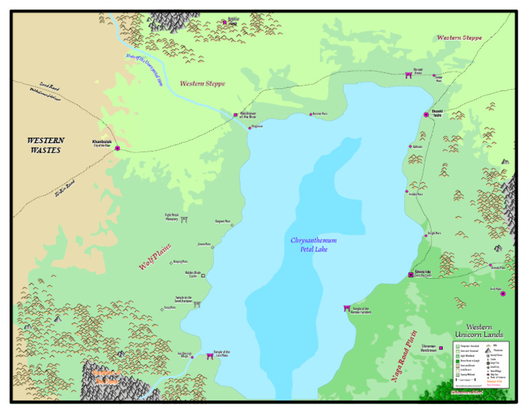 Mapa Alternativo Unicornio Oeste | PDF | Geomorphology | Landscape
