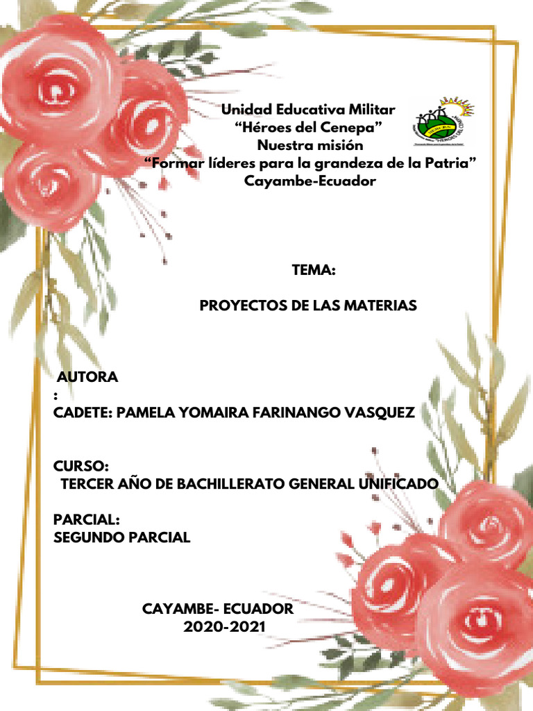 Caratulas Proyecto | PDF