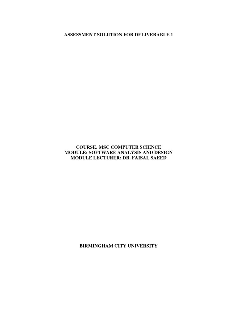 D1 Sample | PDF | Software Development Process | Educational Technology