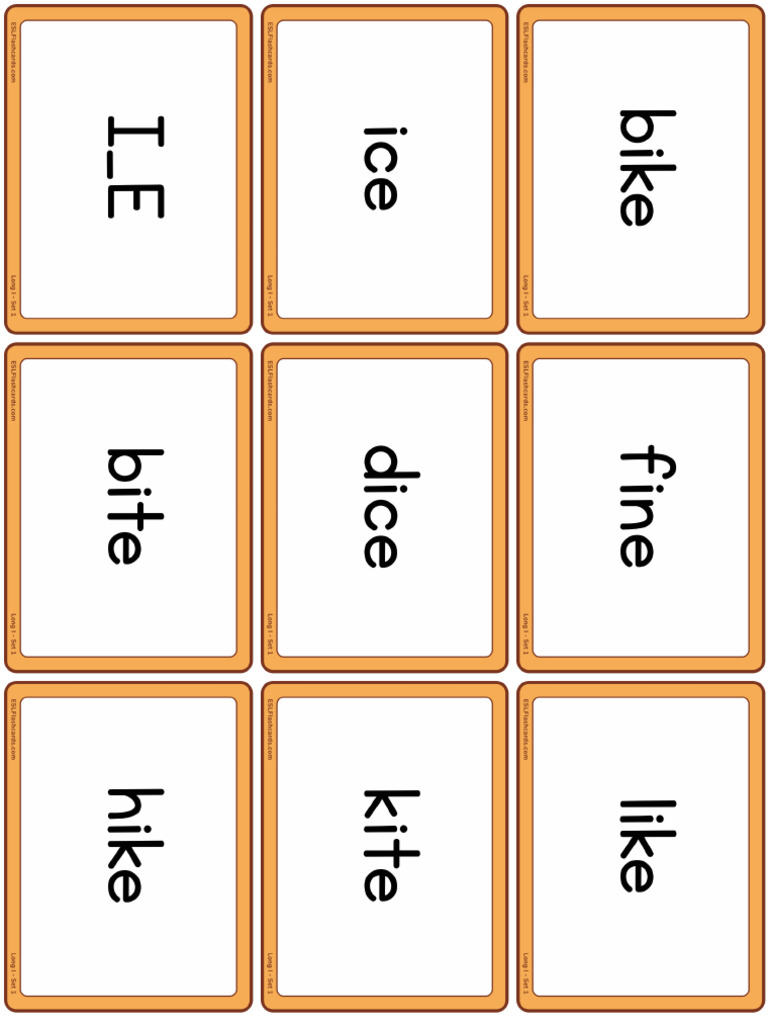 Long I Set 1 Small | PDF