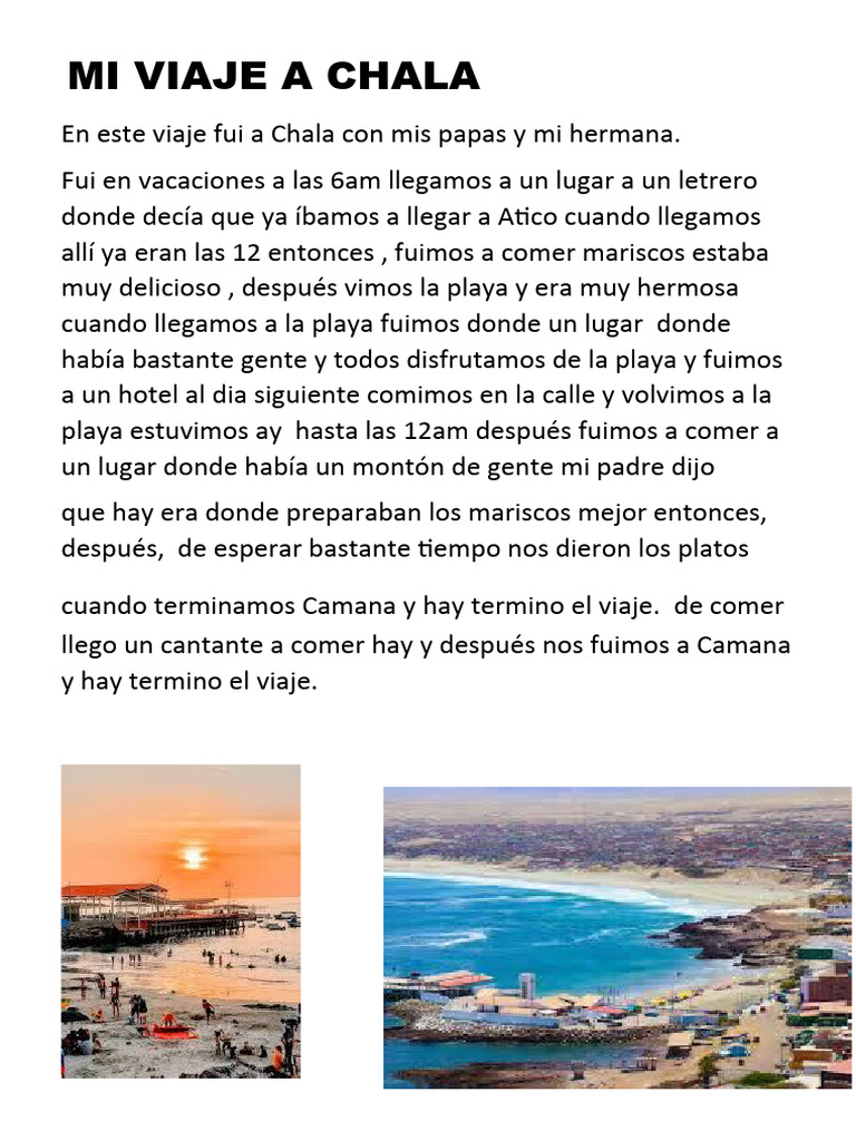 Mi Cronica de Viaje | PDF