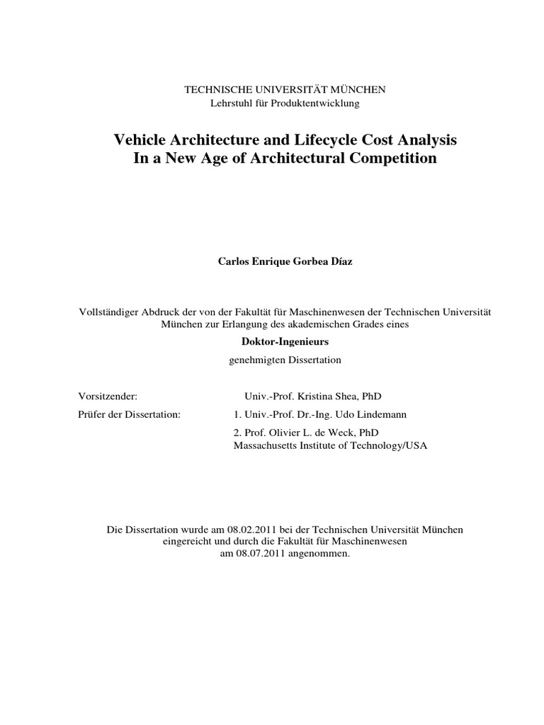 Vehicle Ownership Lifecycle Insights | PDF | Car | Life Cycle Assessment