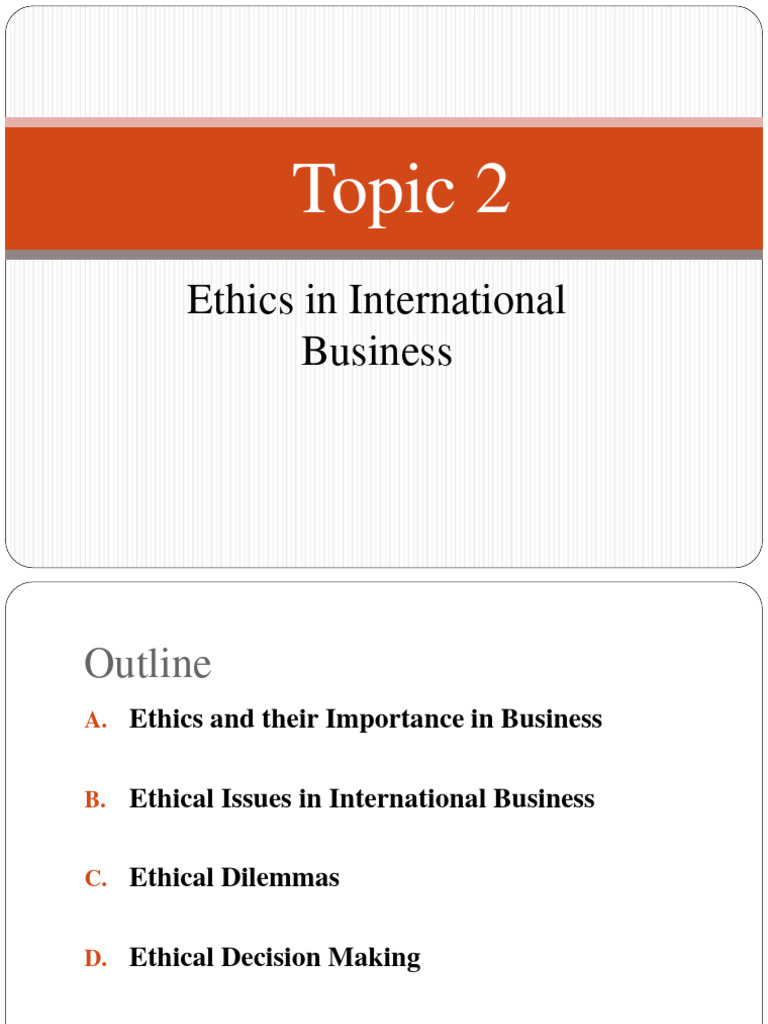Topic 2 Ethics_e | Download Free PDF | Corporate Social Responsibility | Bribery