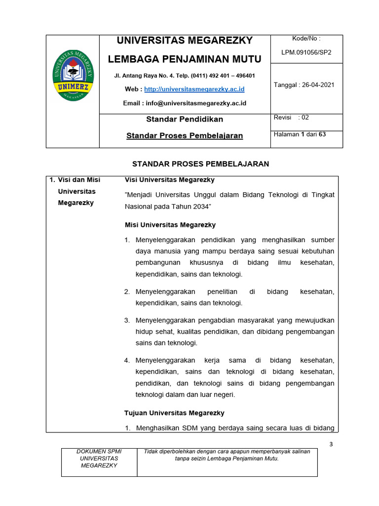 2 Lpm.091056 Sp2.Standar Proses Pendidikan | PDF | Ilmu Sosial