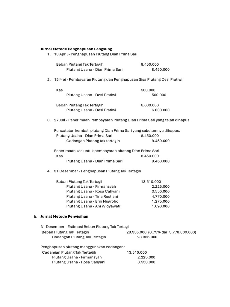 L9 13 | PDF | Pengelolaan Keuangan & Uang