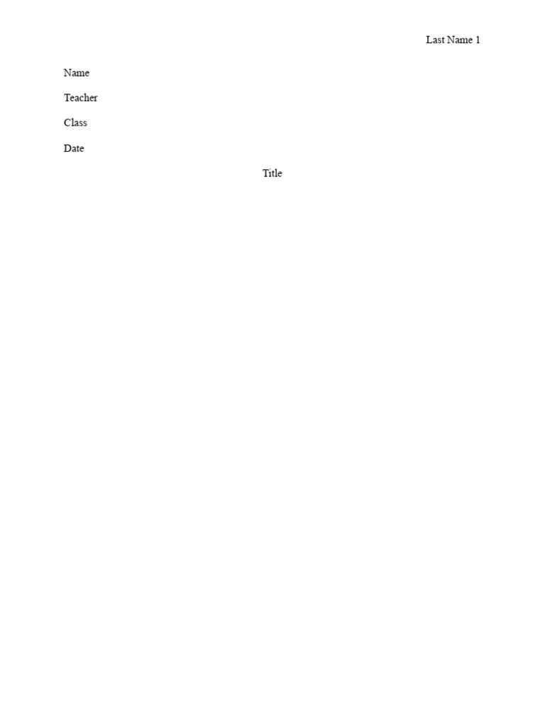 Patrick Skiba - Personal Narrative Template | PDF