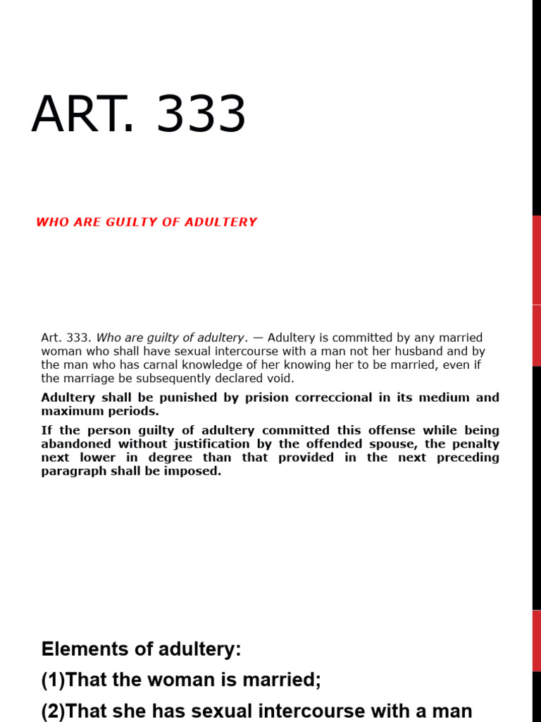 Who Are Guilty of Adultery | PDF | Adultery | Marriage