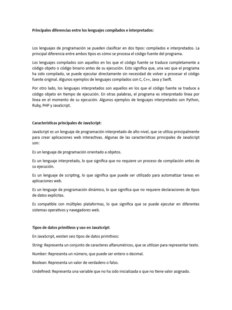 Conceptos Básicos de Javascript | PDF | Lenguaje de programación ... Conceptos Básicos de Javascript | PDF | Lenguaje de programación ...