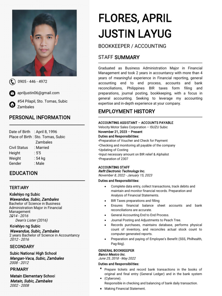 New CV Revised | PDF | Bookkeeping | Banks