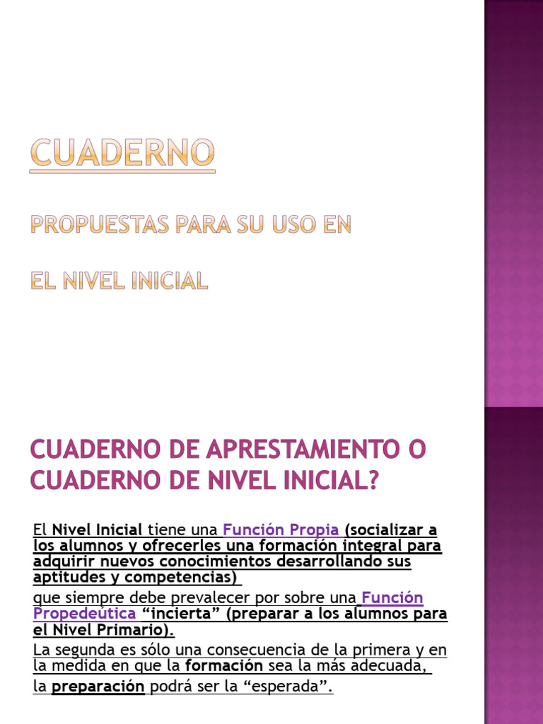 Cuaderno de Nivel Inicial | Descargar gratis PDF | Educación de la ...