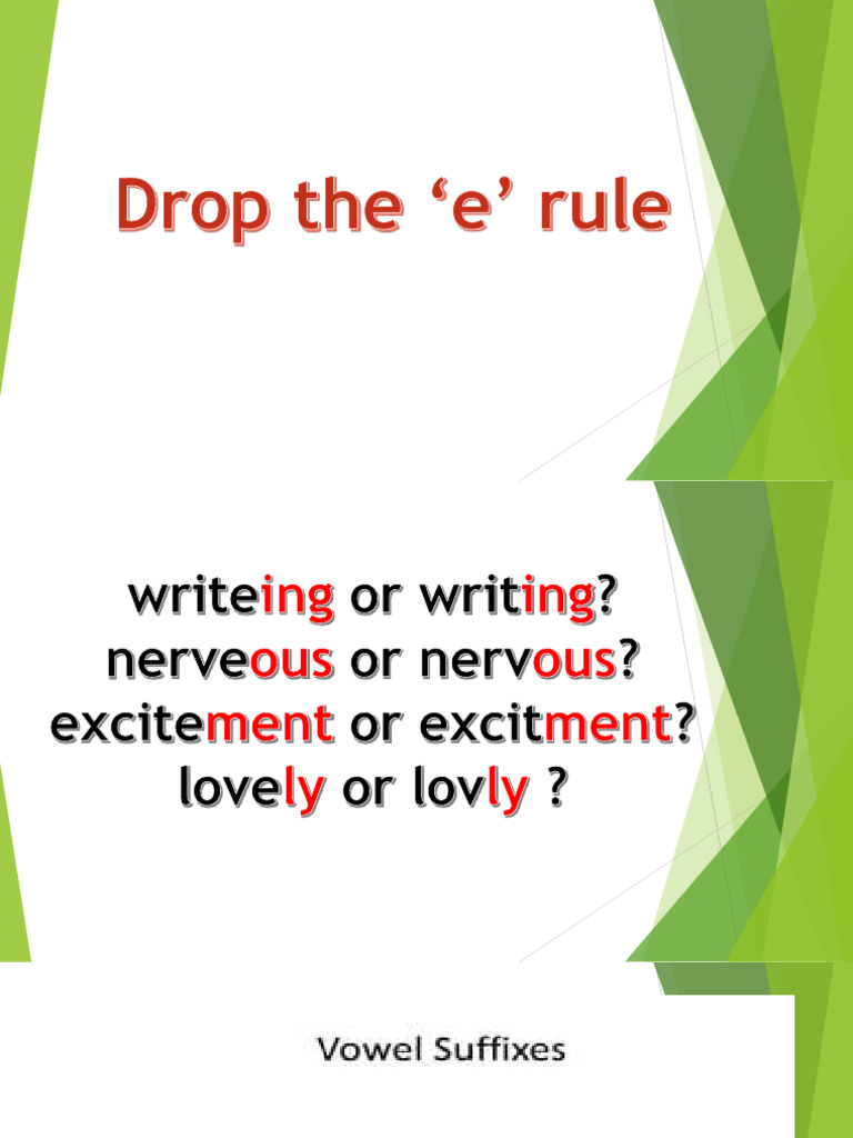 Drop 'E'rule | PDF