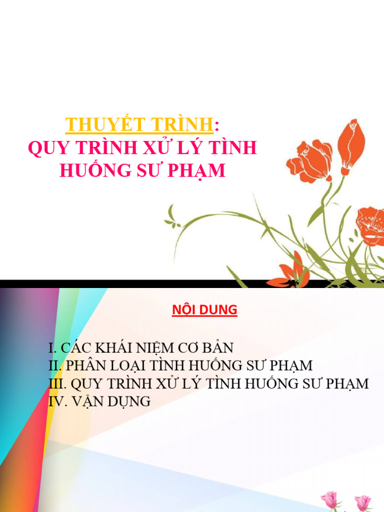 Quy Trinh Xu Ly Tinh Huong Su Pham | PDF