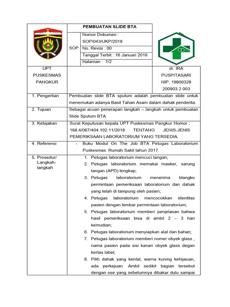 Edit 11.SOP PEMBUATAN SLIDE BTA | PDF | Griya & Taman | Teknologi & Rekayasa