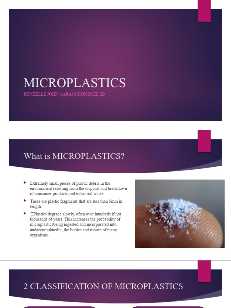MICROPLASTICS | Download Free PDF | Systems Ecology | Environmental Science