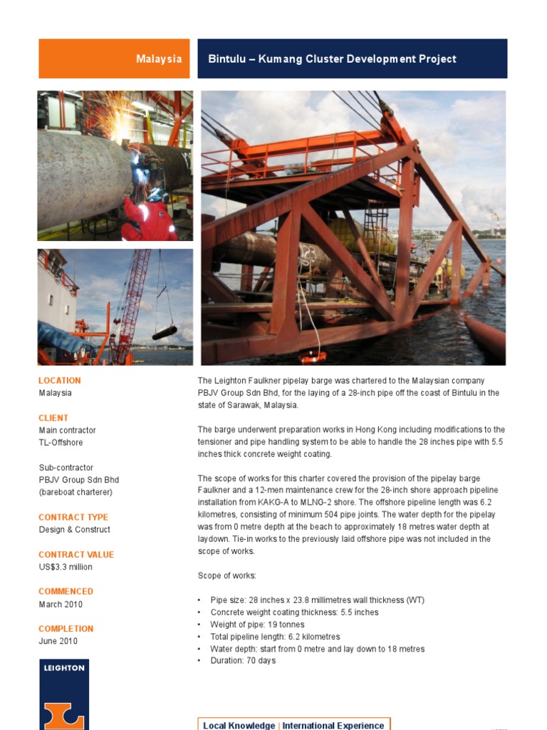 H2523 - Bintulu Kumang Cluster Development Project | PDF