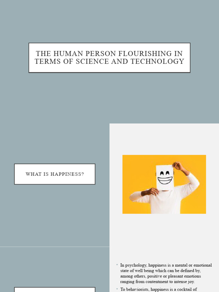 Human Flourishing V2 | PDF | Happiness | Well Being