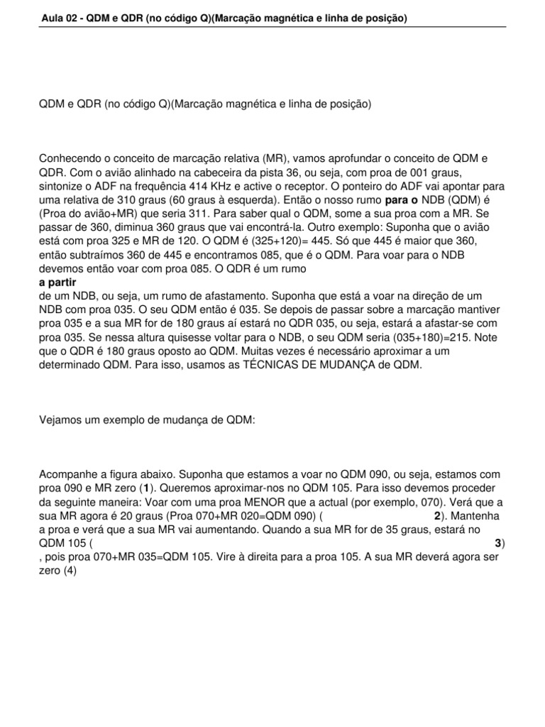 28 Aula 02 QDM e QDR No Codigo Qmarcacao Magnetica e Linha de Posicao ...