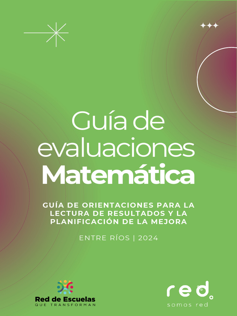 Eval Orientaciones Resultados Matematica | PDF | Números | Evaluación