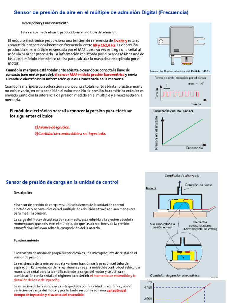 0 Sensor MAP | PDF | Sensor | Medida de presión