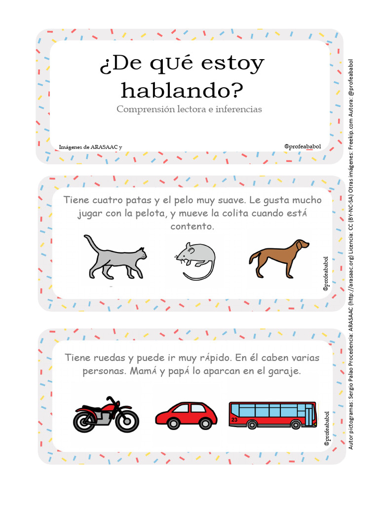 Inferencias de Que Estoy Hablando | PDF