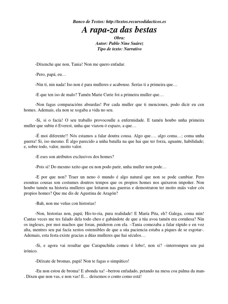 A Rapa-Za Das Bestas | PDF